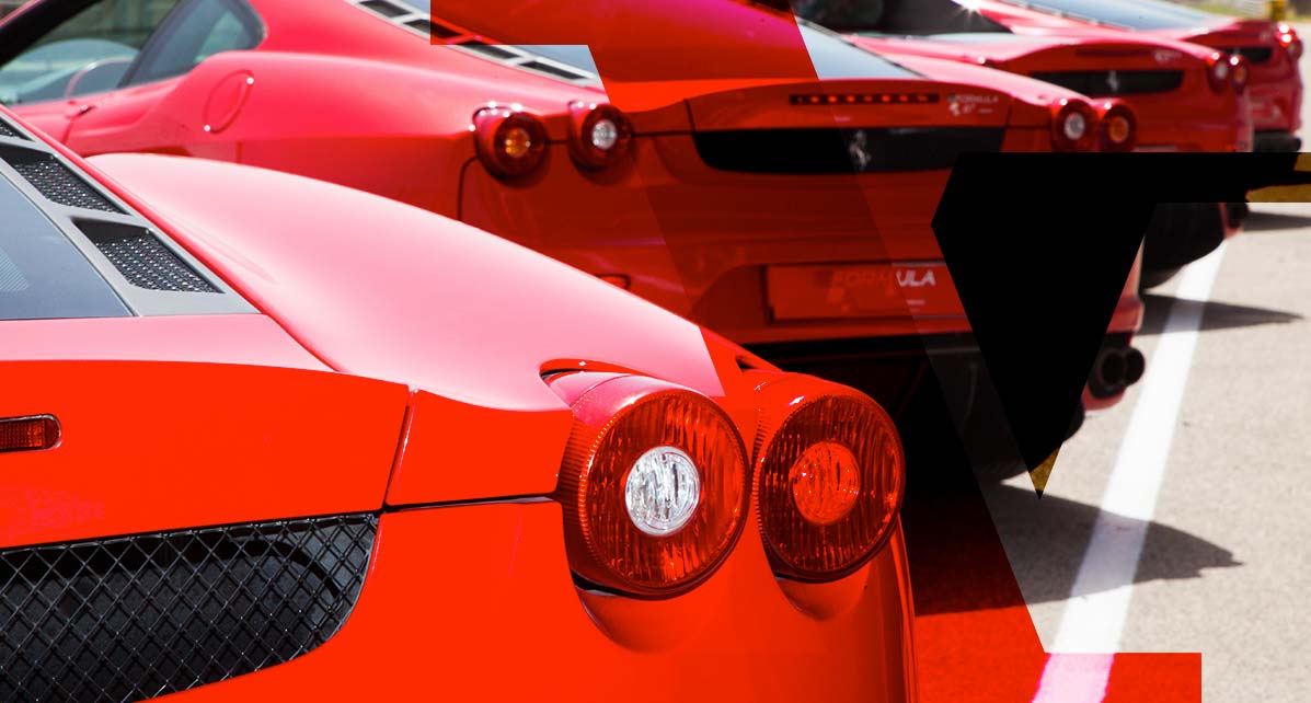 team building con ferrari para eventos de empresas